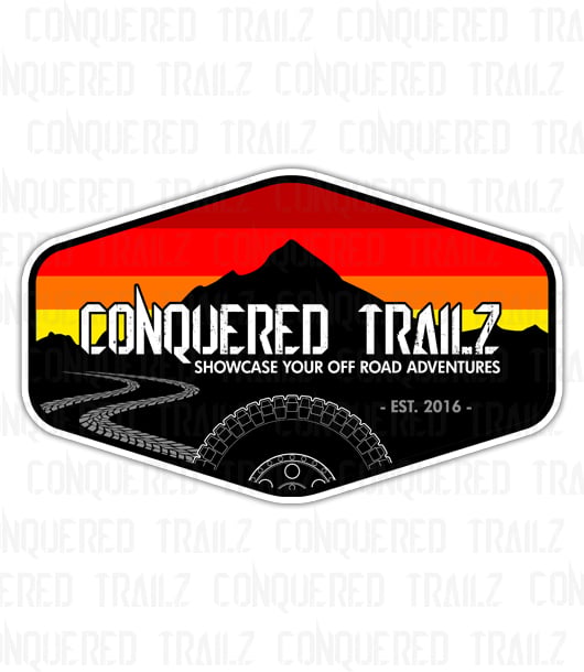 Retro Logo Decal / Conquered Trailz