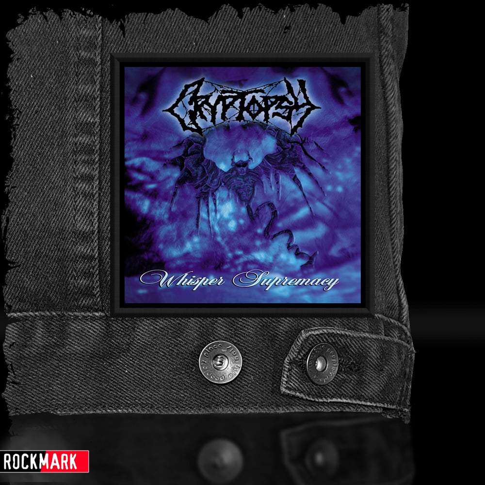 Cryptopsy "Whisper Supremacy" Printed Patch | ROCK MARK MERCH EUROPE