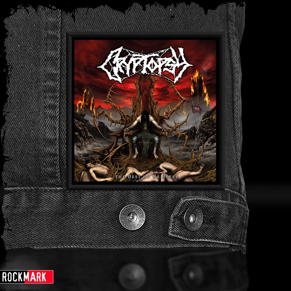 Cryptopsy "The Best Of Us Bleed" Printed Patch | ROCK MARK MERCH EUROPE