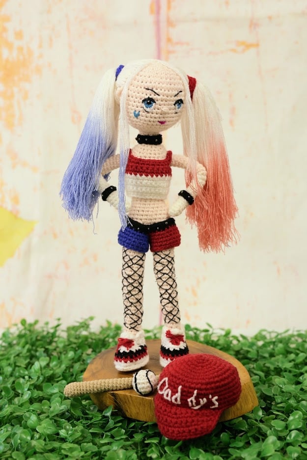 Harley Quinn Art Doll Nagar Handmade