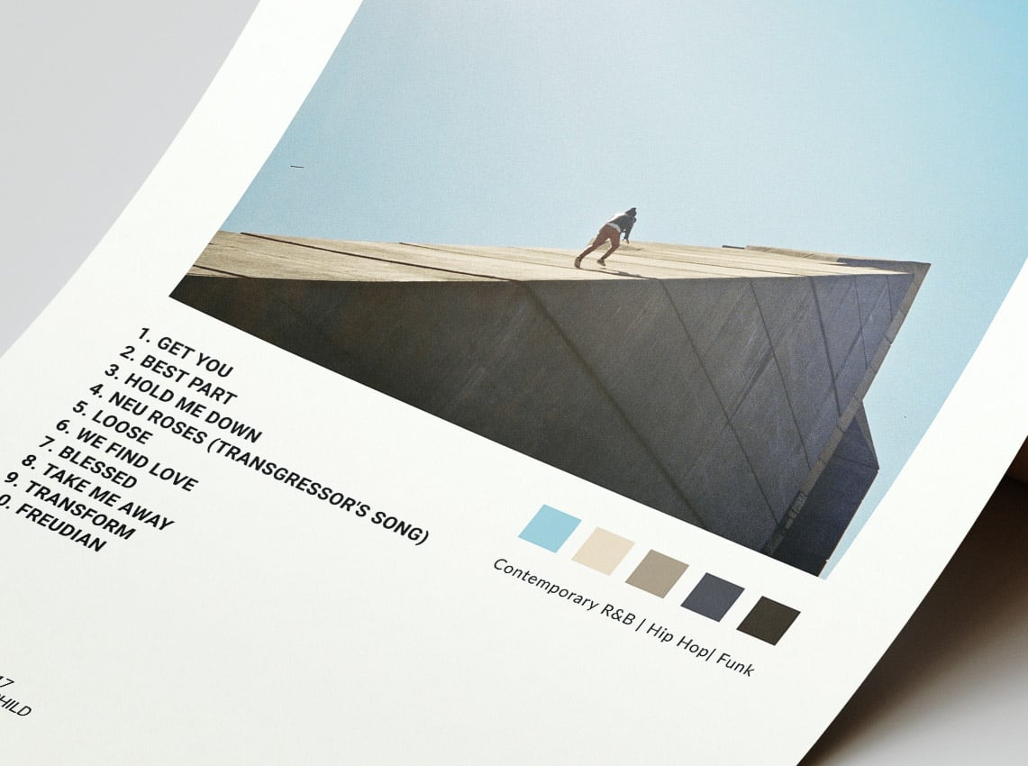 Daniel Caesar - Freudian Album Cover Poster Print | Architeg Prints
