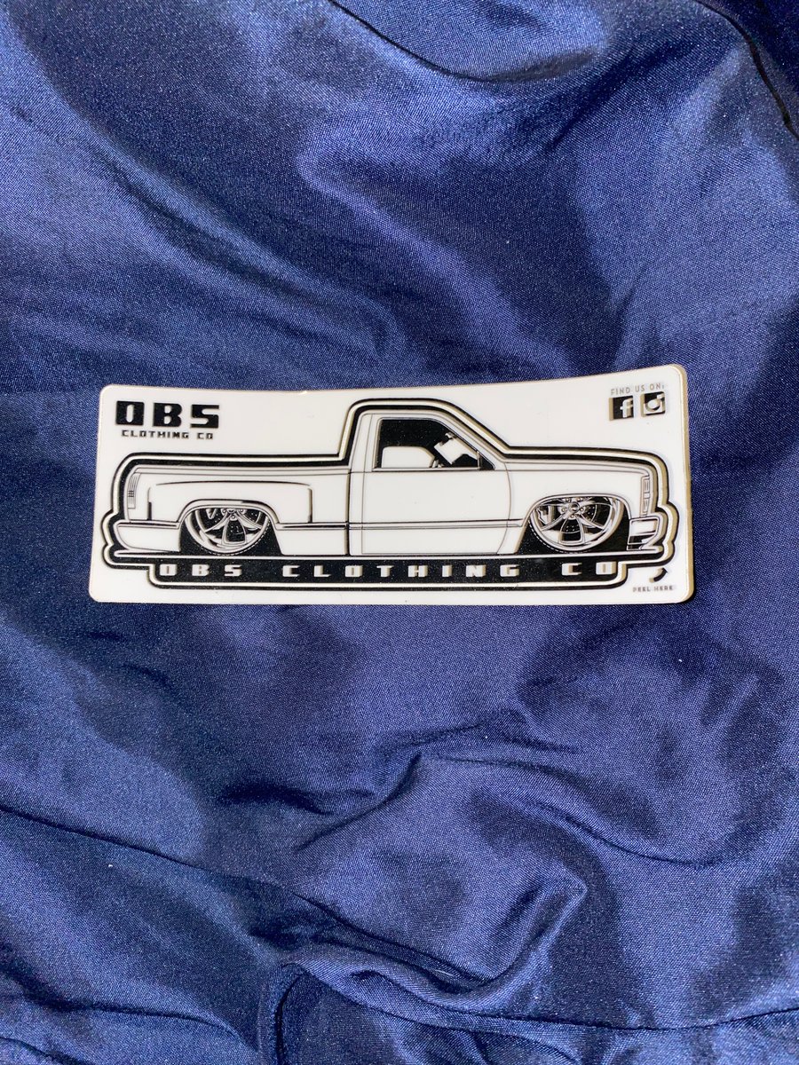 Sticker Obs | Tuckn' Clothing