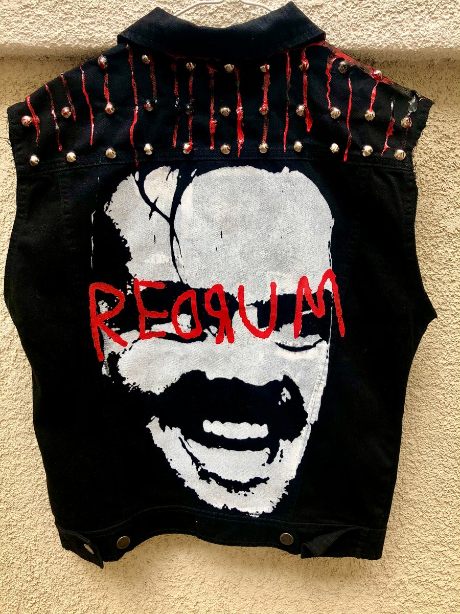 REDRUM Denim Vest | Rocknhorror Apparel