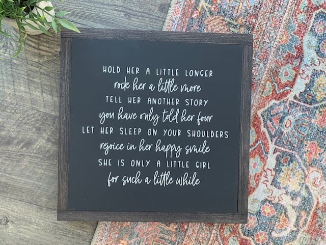 Little Girl | Chalked signs