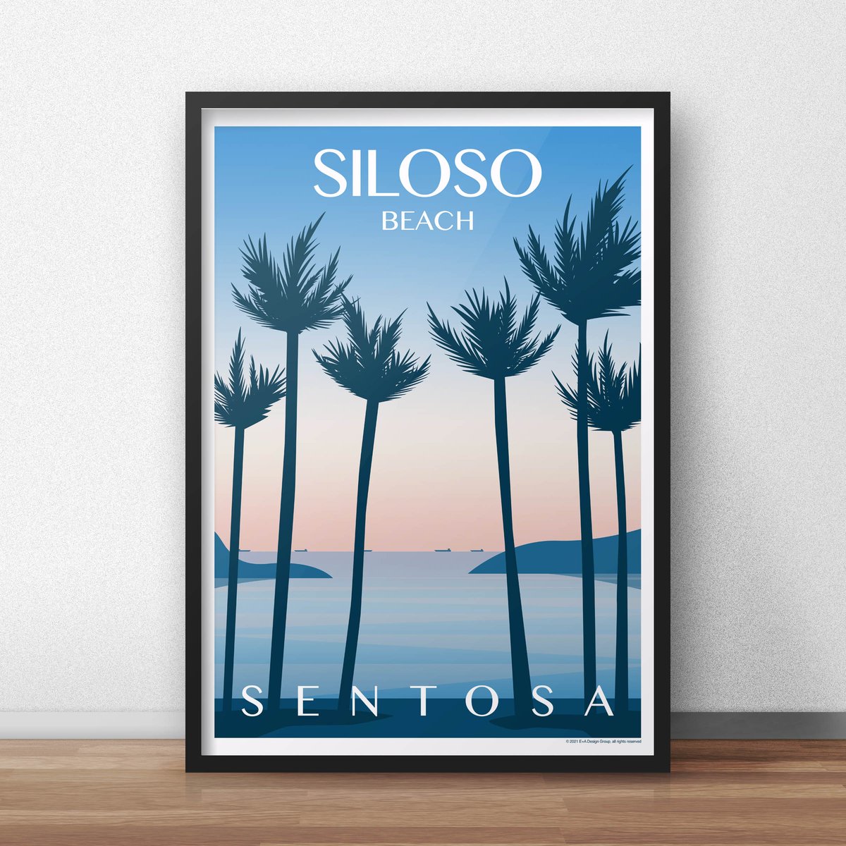 eck&art designs | Siloso Beach Sentosa Poster