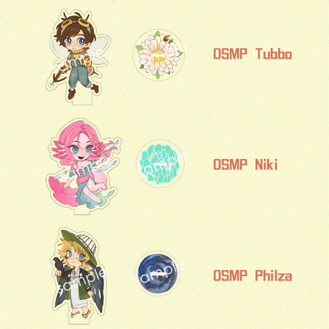 [Ready-Stock] Fanmade OSMP Characters Standee [Limited] | N3ko Merch