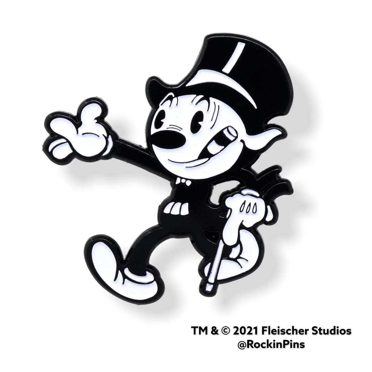 Classic Bimbo The Dog Enamel Pin | Rockin Pins