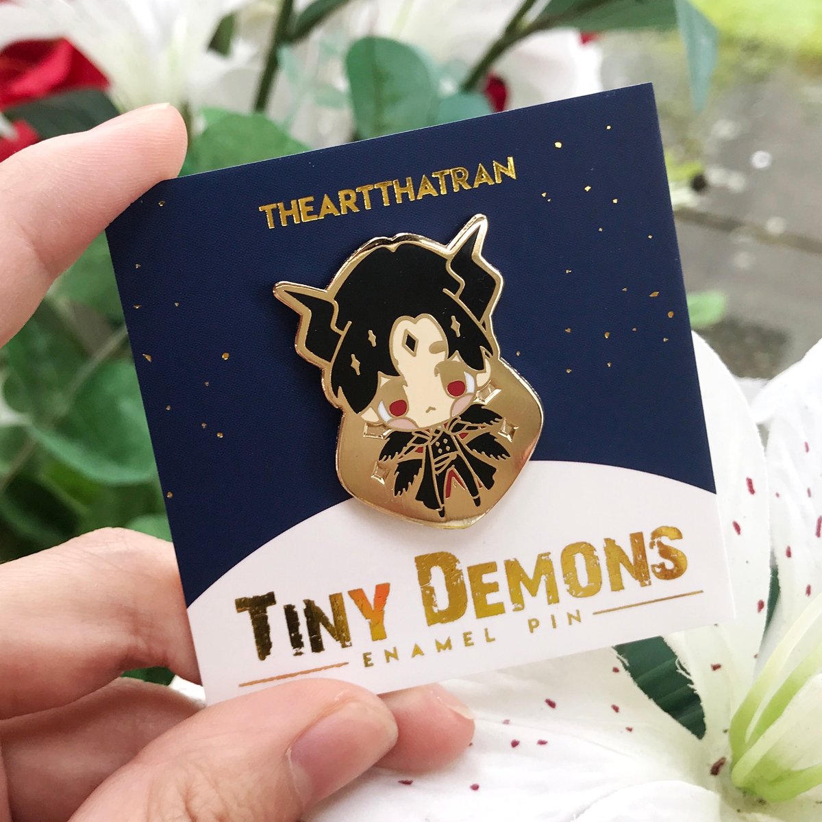 Tiny Demons Enamel Pins | theartthatran store