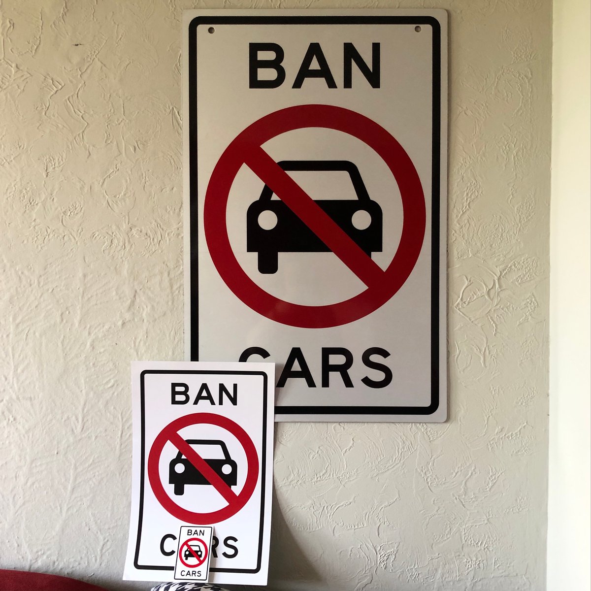 BAN CARS Poster (Edition of 50) | Juliet Eldred