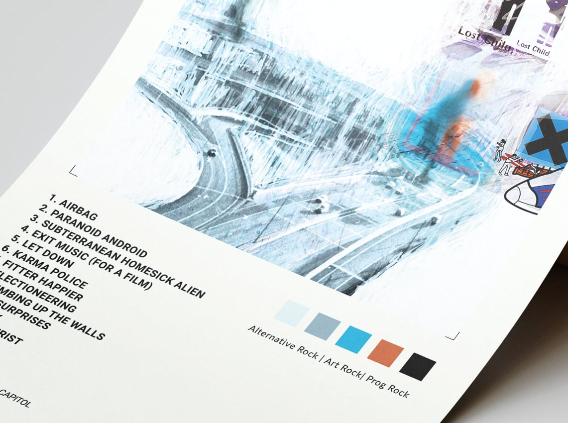 Radiohead - OK Computer Album Cover Poster | Architeg Prints