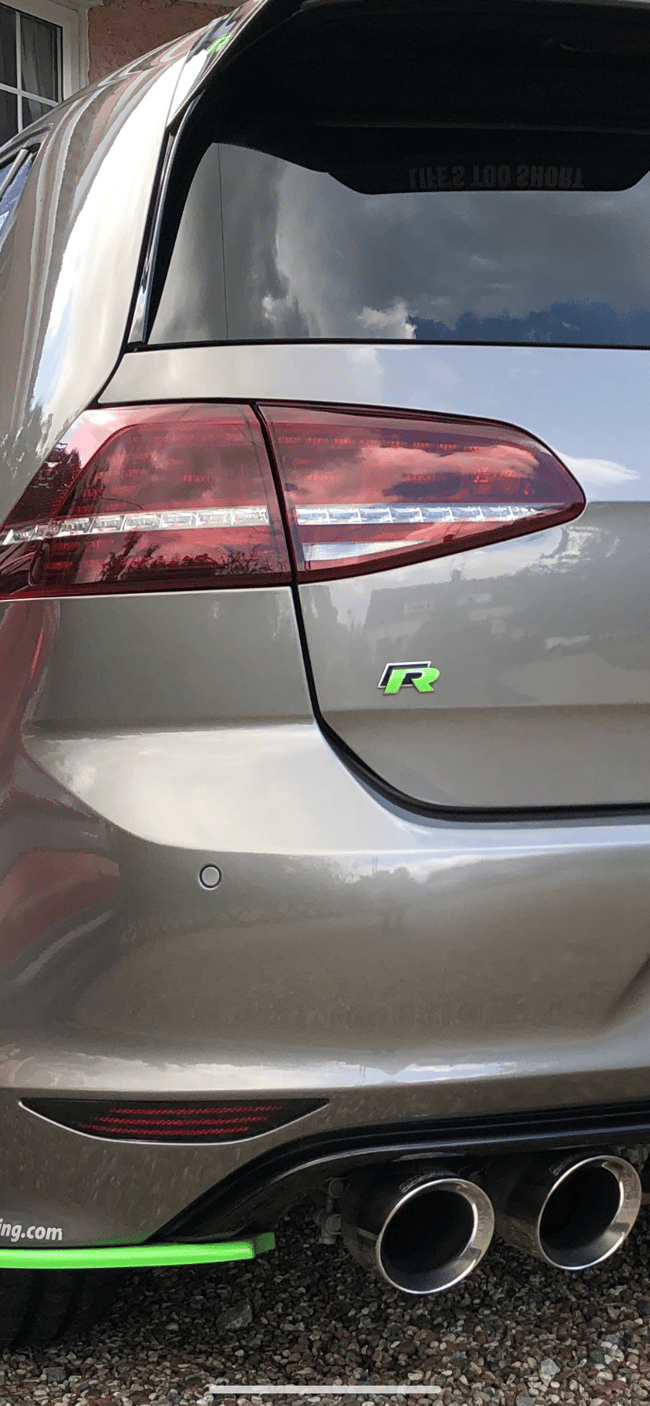 Vw Golf Mk7/7.5 R badge Overlay x2 | QsCustom