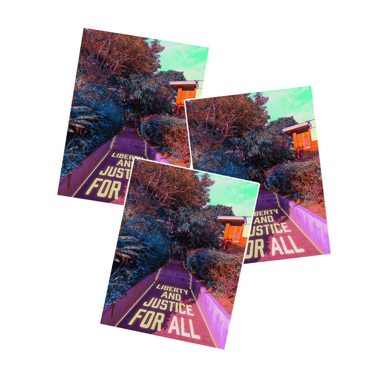 STICKER: Liberty and Justice for All | mischellemoy