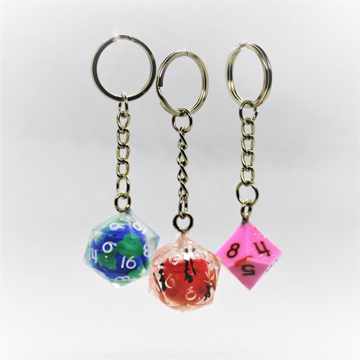 Dice Keychains | Nook Skate Crafts LLC