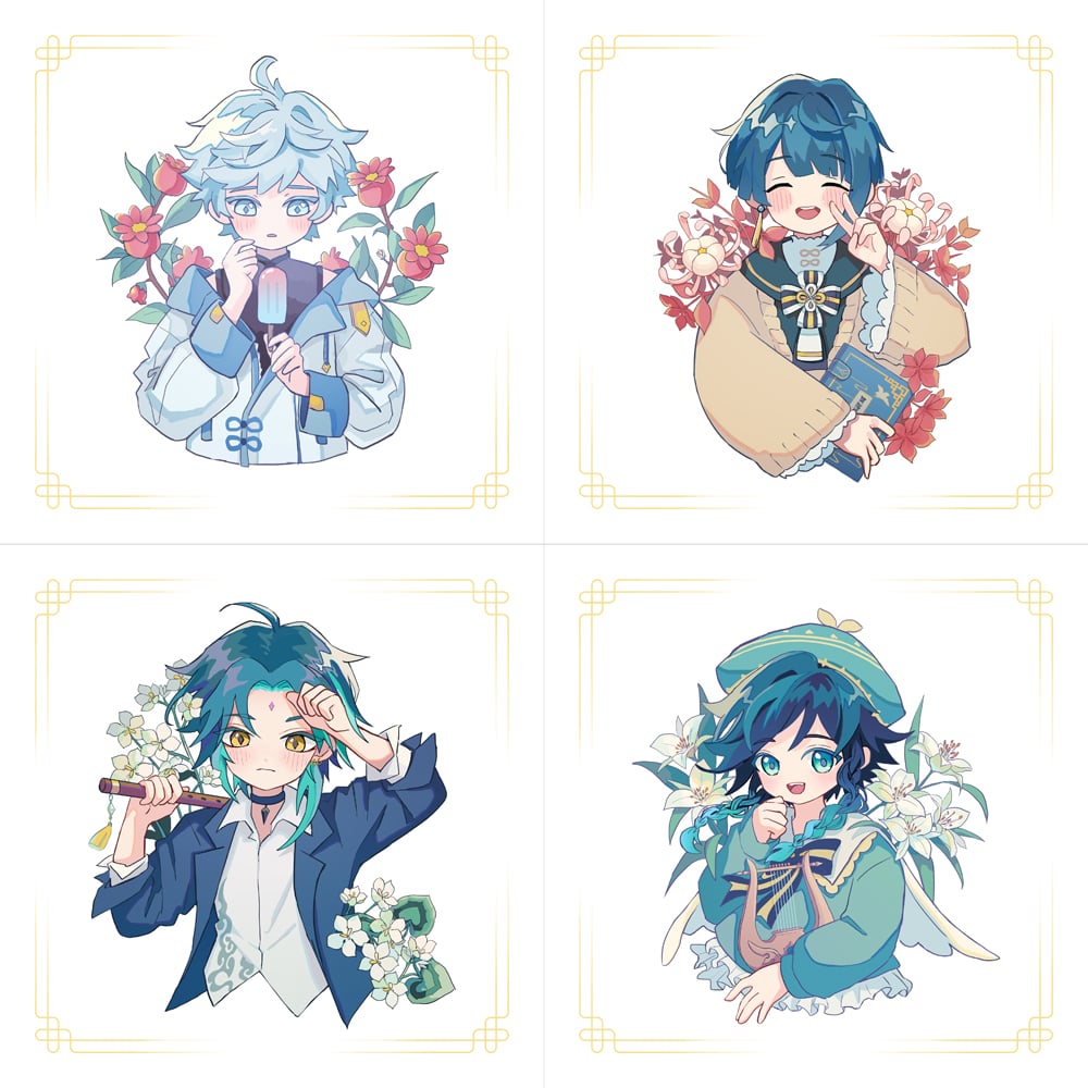 Genshin Impact Square Prints | yuerise