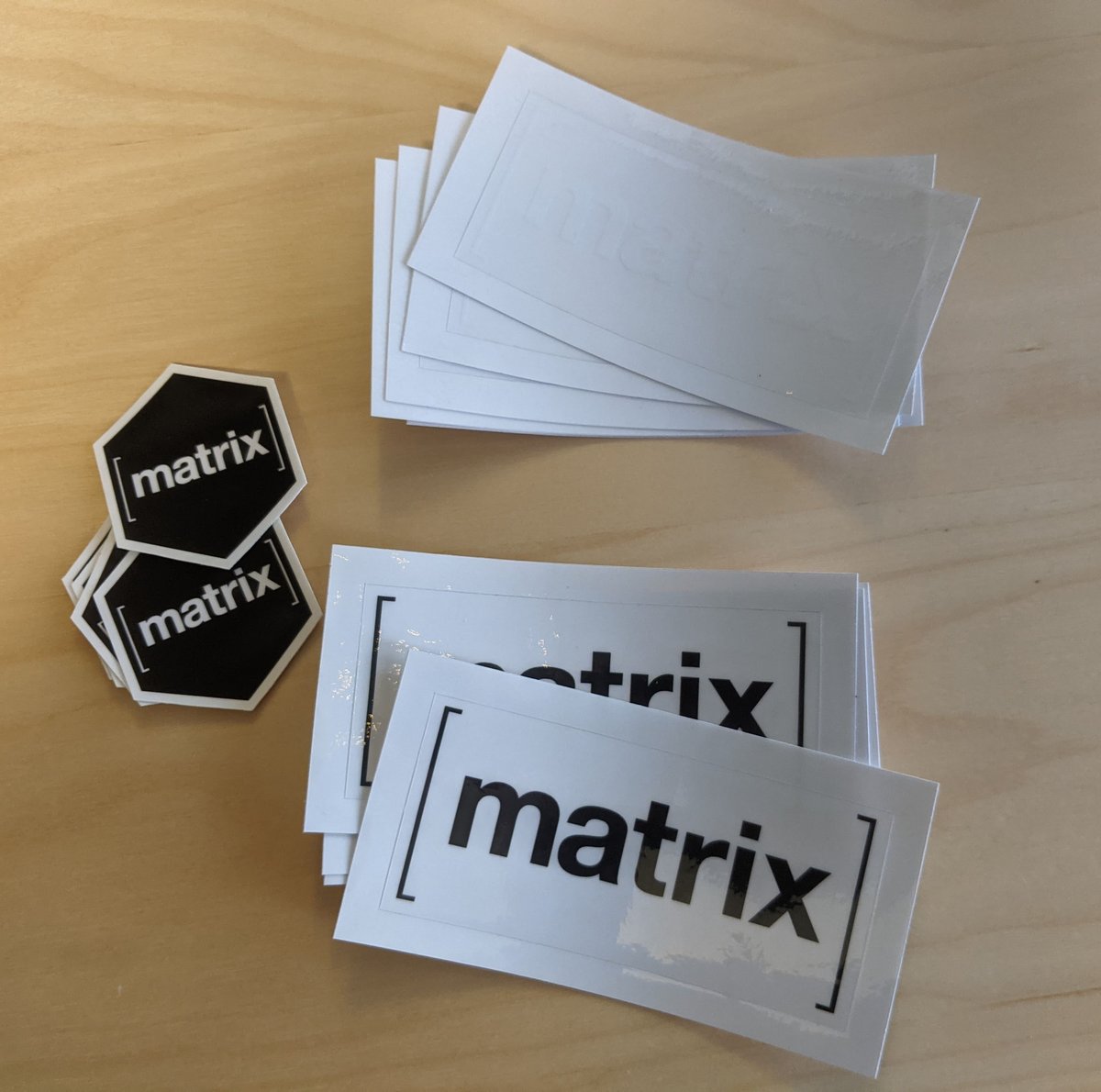 Sticker Collection (15 stickers in 3 designs) | Matrix.org Merch Store