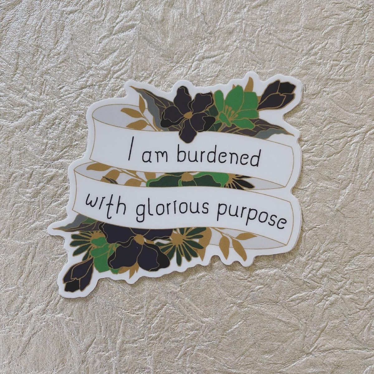 Glorious purpose sticker | Pins By Arisamon