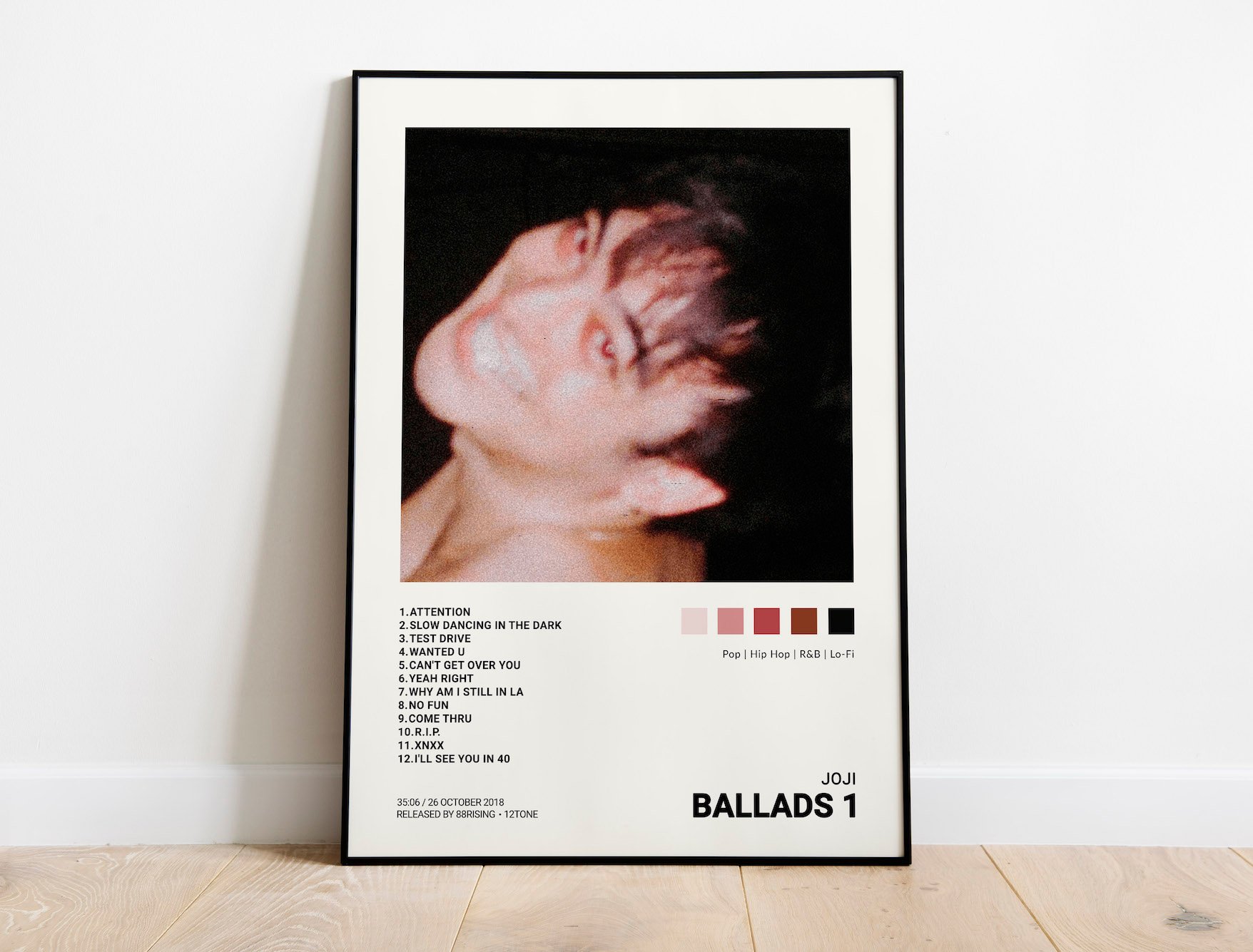 Joji - Ballads 1 Album Cover Poster | Architeg Prints