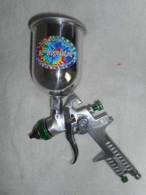 HVLP FLAKE GUN 2.5mm | Bri-Design Customs / Premium Metal Flake ...
