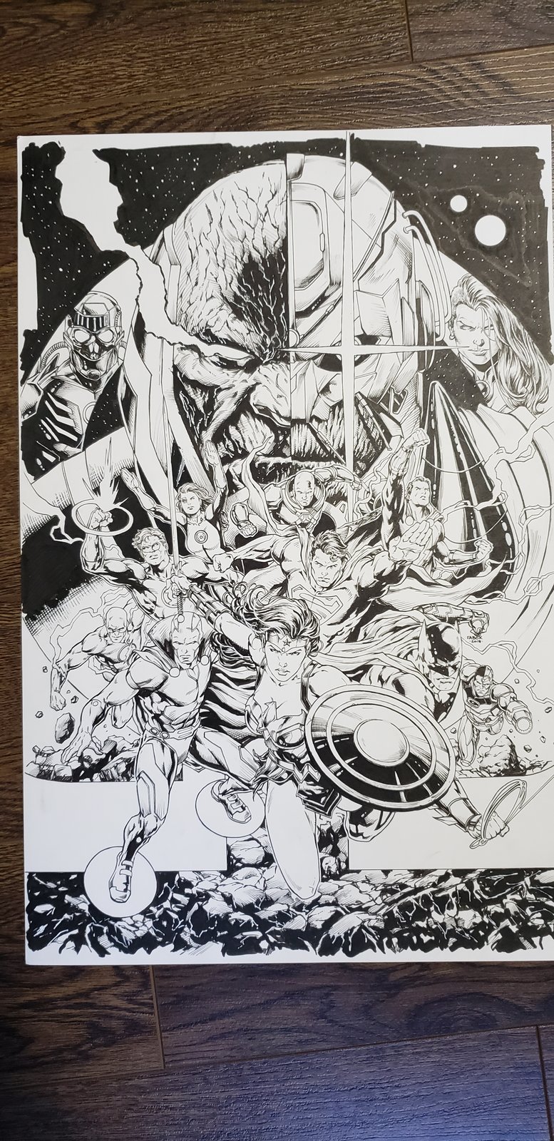 Jason Fabok Original Art For Sale | ComicArtTracker