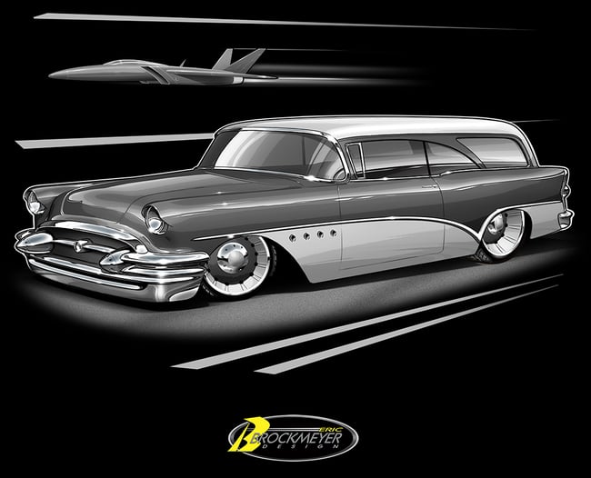 Custom 50s wagon | Eric Brockmeyer Design