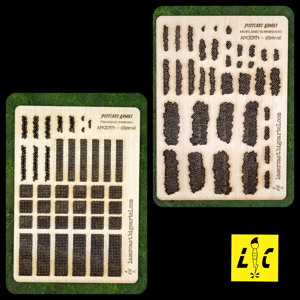 Postcard units - 2mm scale ancients to renaissance formations | LaserCast