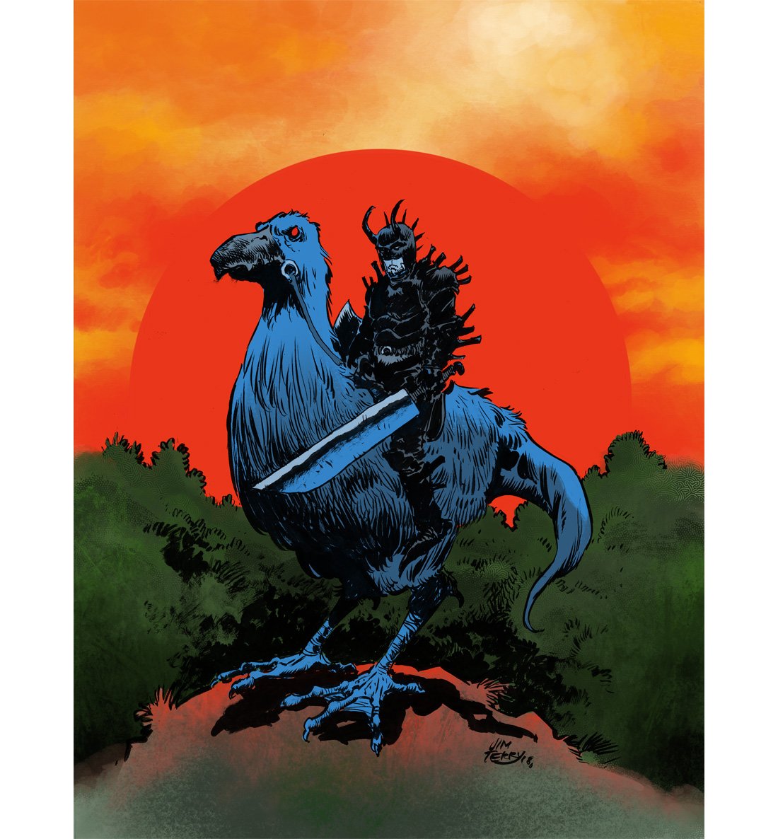 Bird Walker | jimterryart