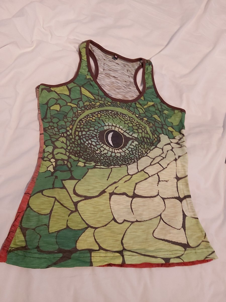 UG singlet top - lizard | Kat Klothing