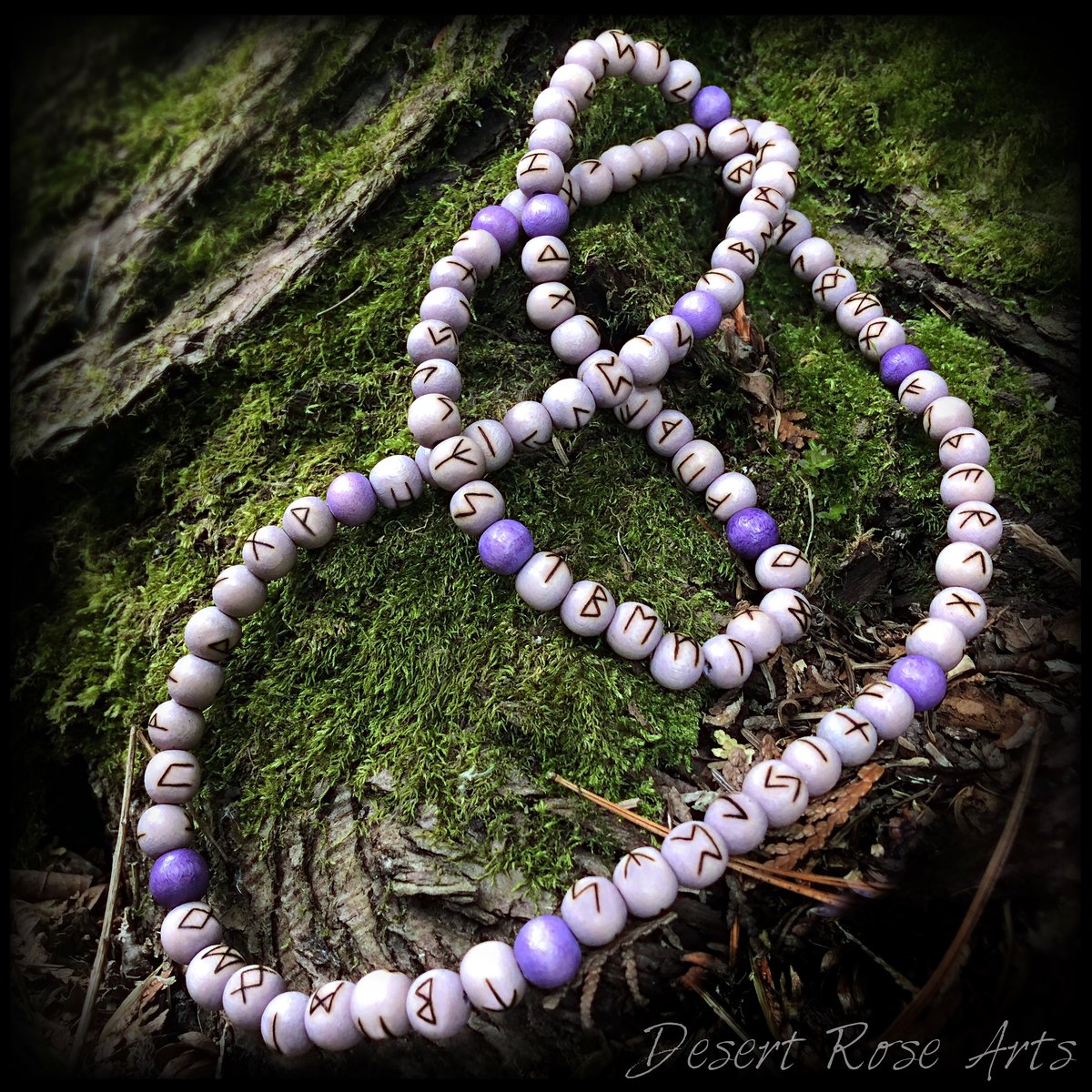 Nanna’s Devotion Rune Meditation Mala | Desert Rose Arts