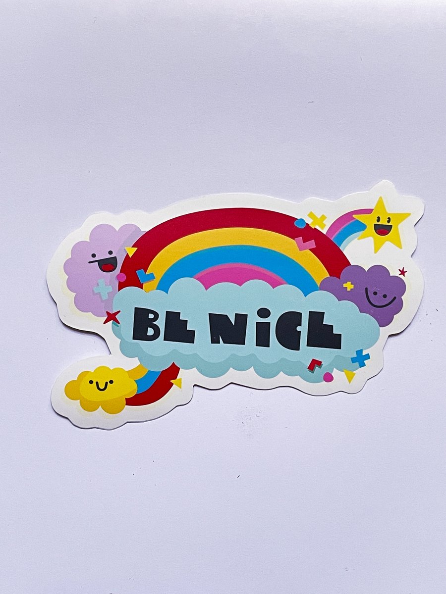 Be Nice Sticker | Goodies and Co