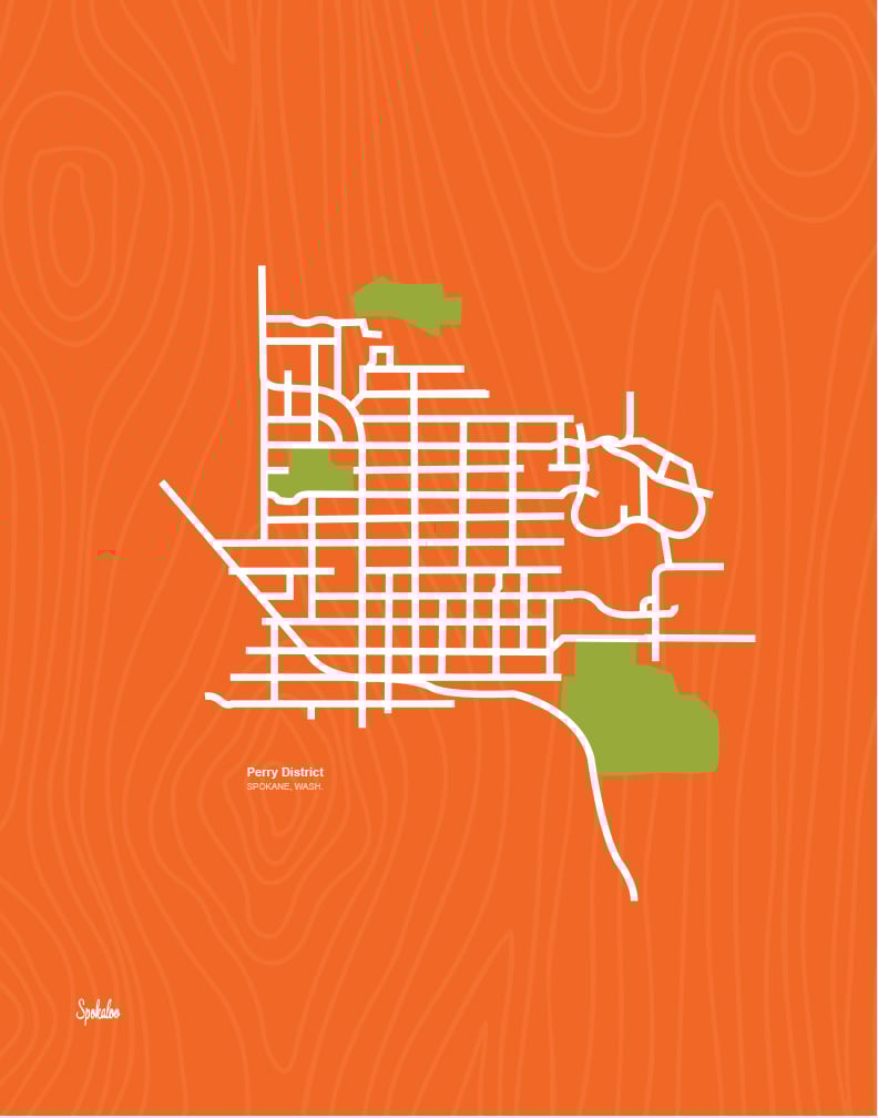 Perry District Neighborhood Map | Spokaloo