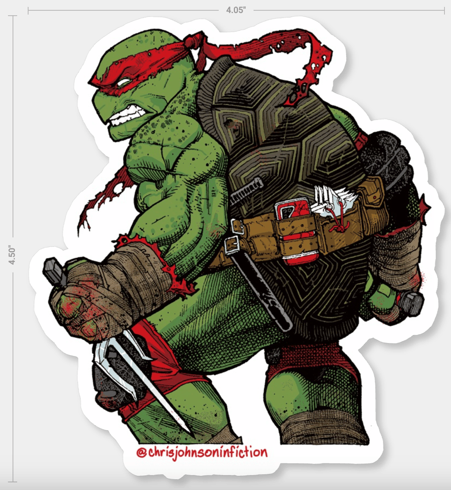 Raphael sticker | ChrisJohnsonInFiction
