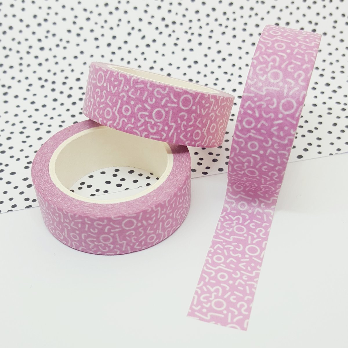 Pink 90s Washi Tape | Leslieanne Made It