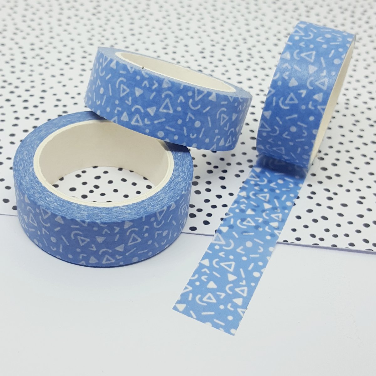 Blue 90s Washi Tape | Leslieanne Made It