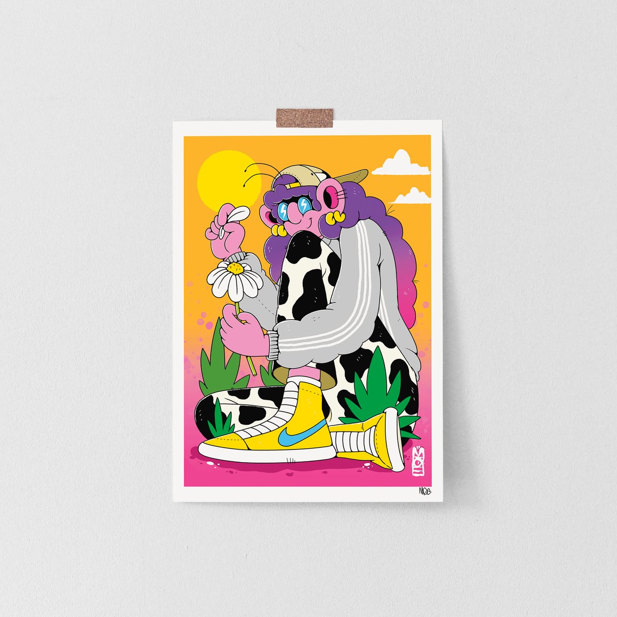 SALE | A4 PRINT | WEE NULS PRESENTS: MOE "Golden Hour" | | LIMITED ...