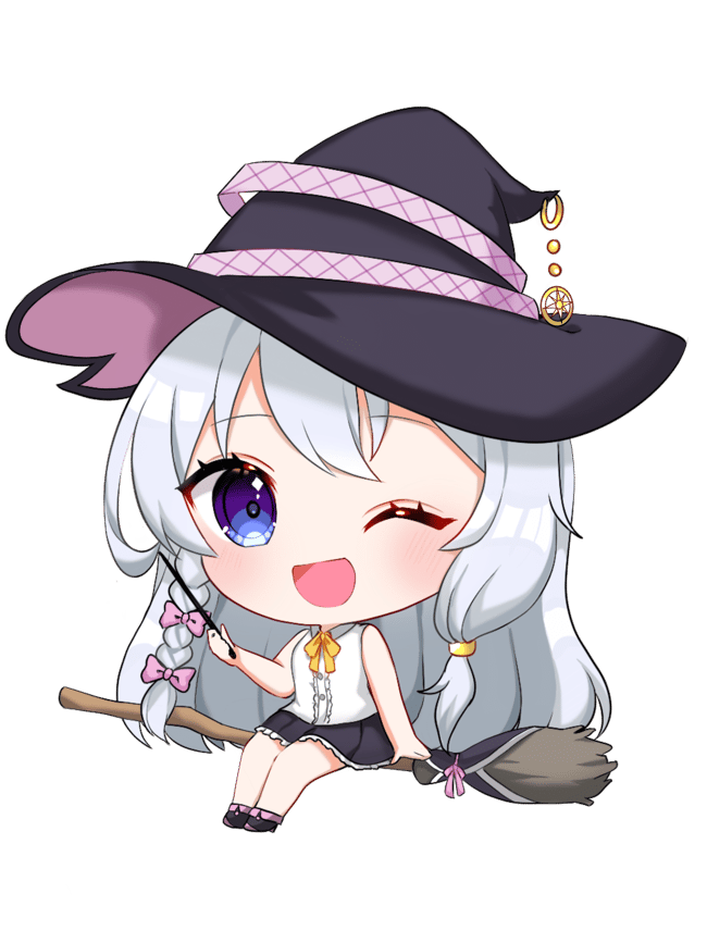 Elaina Chibi | Kurumadesigns