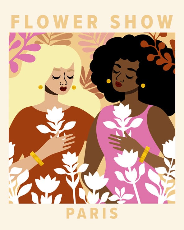 Paris Flower Show Art Print | Tabitha Brown Shop