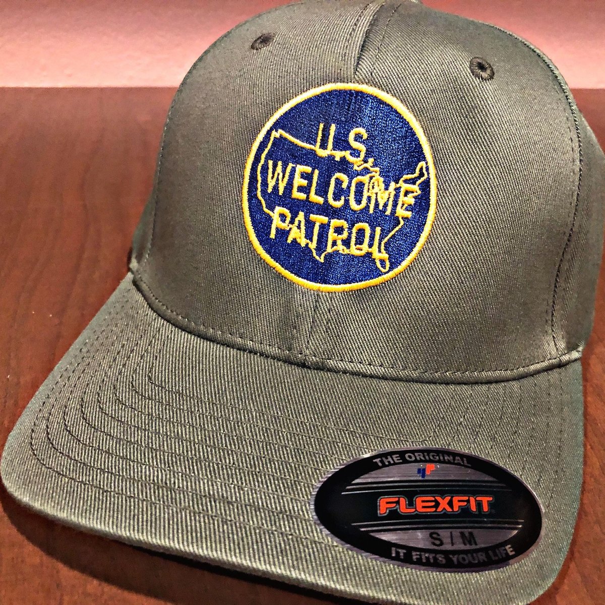 U.S. WELCOME PATROL ~ FLEXFIT CAPS | OLD PATROL HQ / FIERCE 5%
