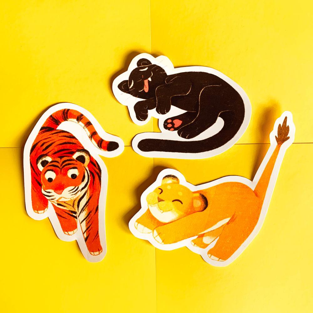 Endangered Aquarium Stickers | DORIANA PRESSACCO ILLUSTRATION