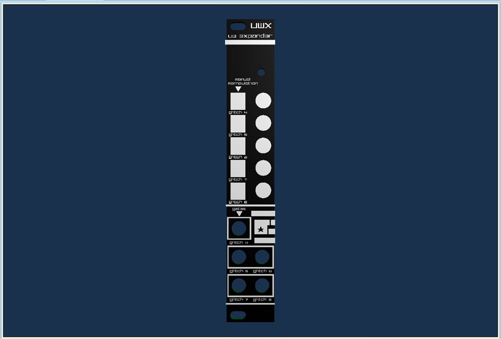 UWX - underwurlde glitch expander - eurorack module | X1L3