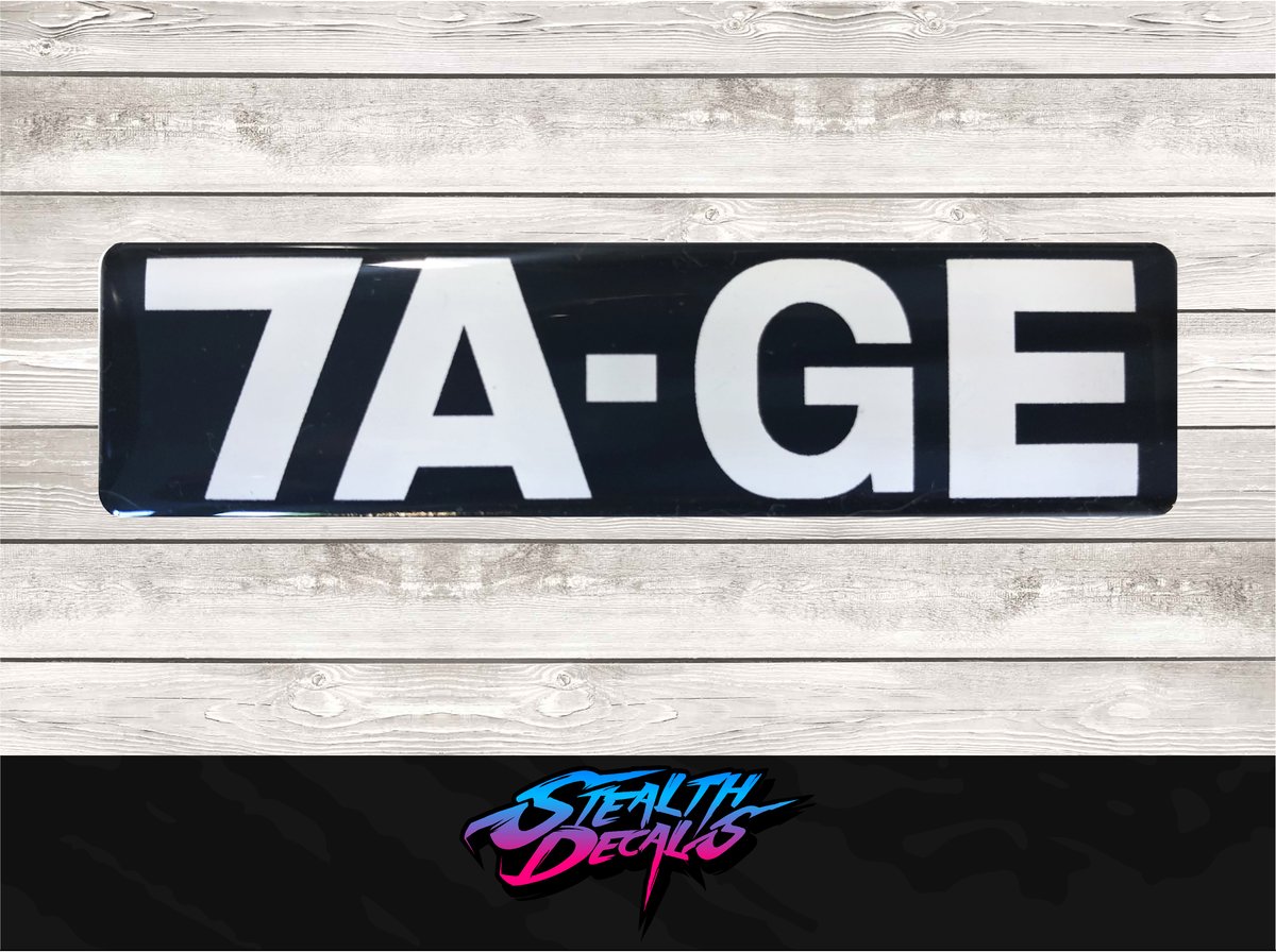 AE86 7A-GE Timing belt cover sticker. | Stealth Decals