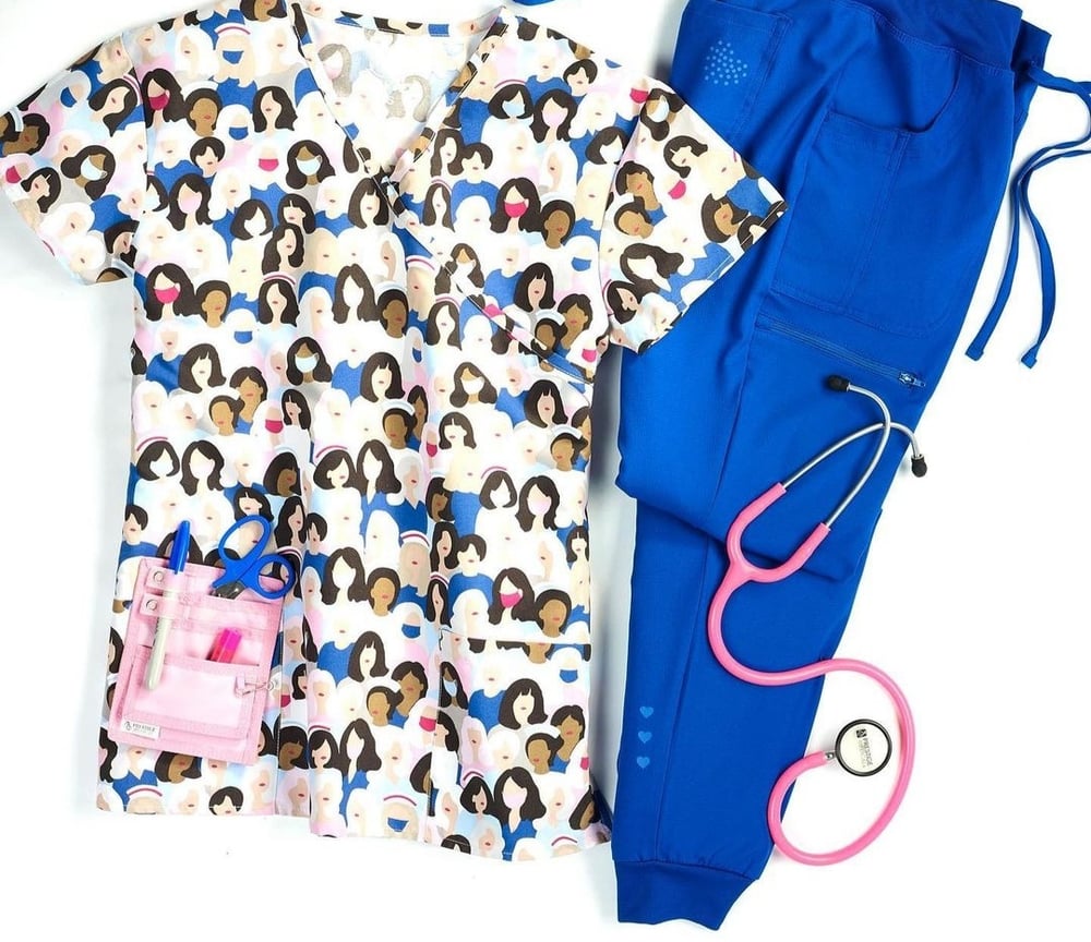 Autism Awareness Scrub top💙 | Scrub Plug 2020