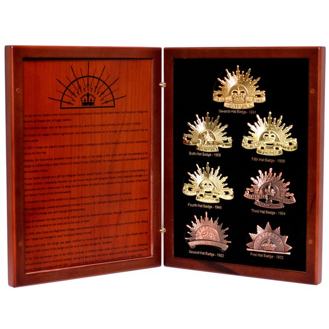 History of the Rising Sun Badge Set | Anzac Memorial Shop