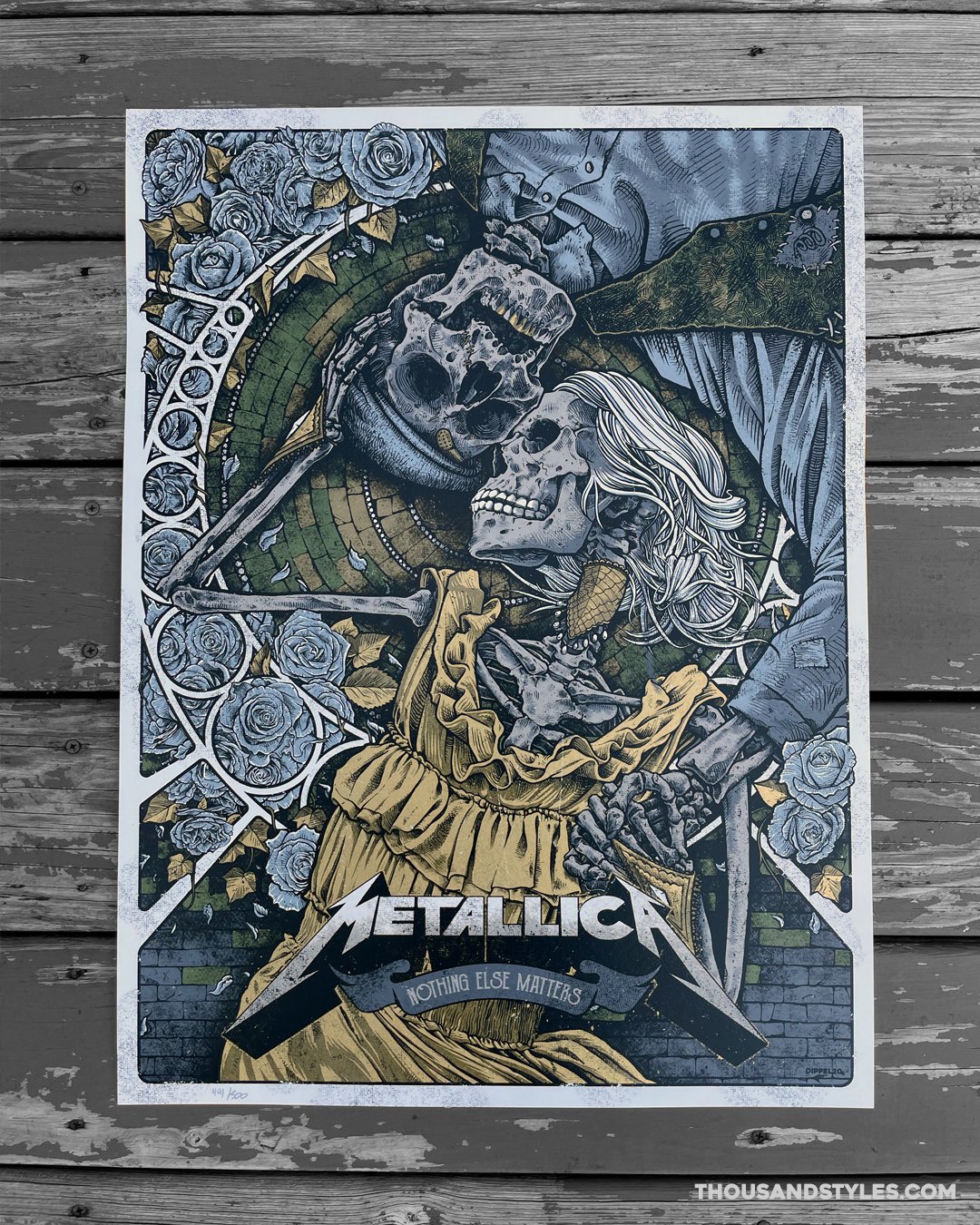 Metallica: Nothing Else Matters Official Black Album 2021 Poster ...