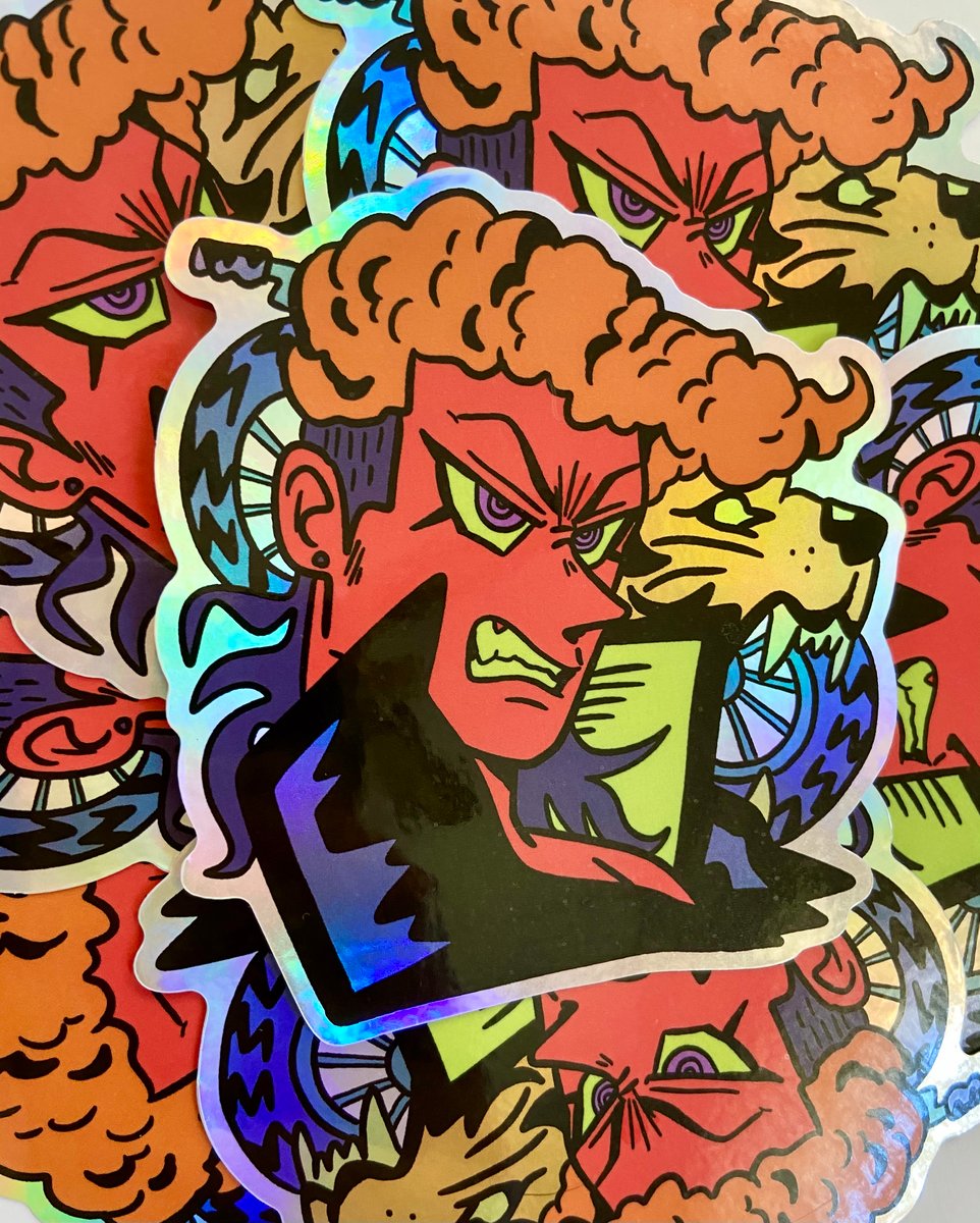 Mondo Holographic Sticker | wilddaggers