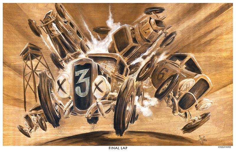 FINAL LAP Art Print | SQUINDO