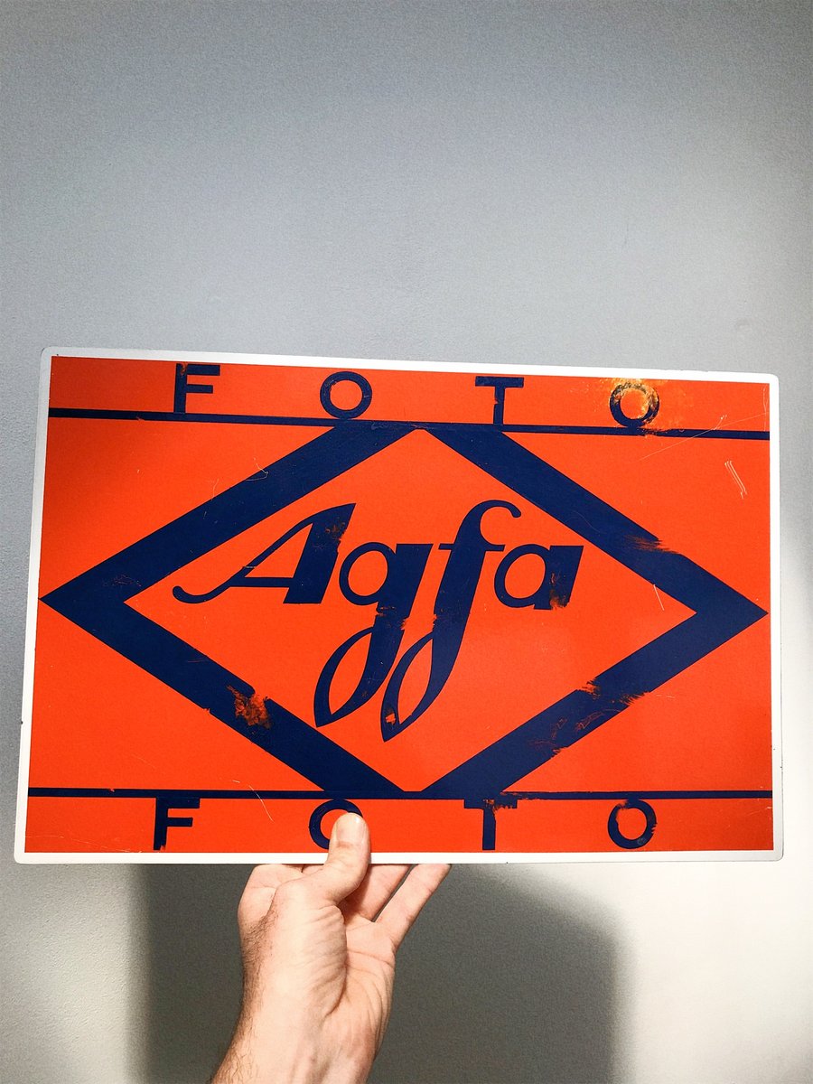 Vintage style 'Agfa Foto' Sign | Tiger Bay Studio
