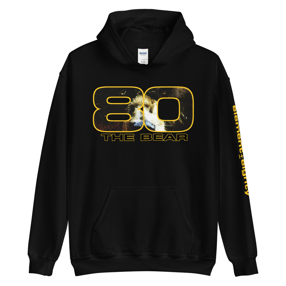 The Bear E80 Unisex Hoodie Sleeve Logo | Element Eighty