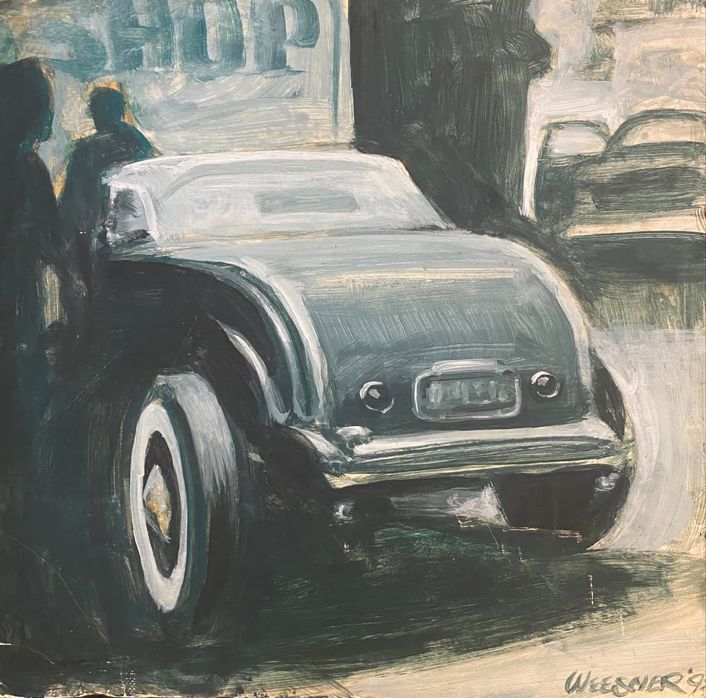 Acrylic ‘32 Roadster Study from 1993 (original) | Keith Weesner Art