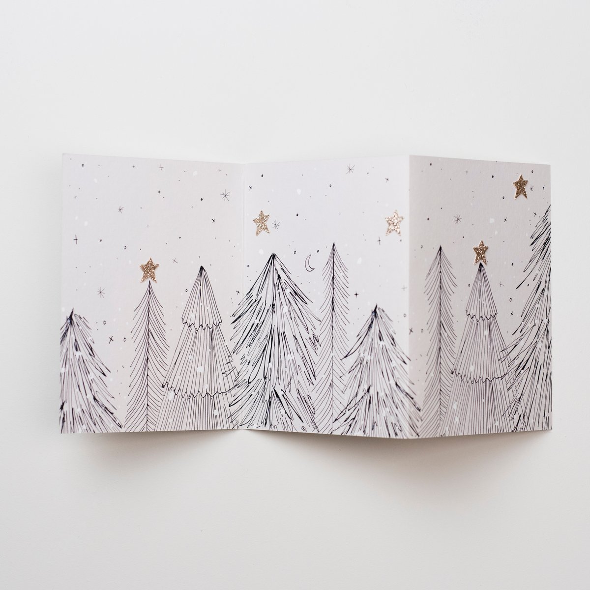 Concertina Hand Finished Card | Katie Housley