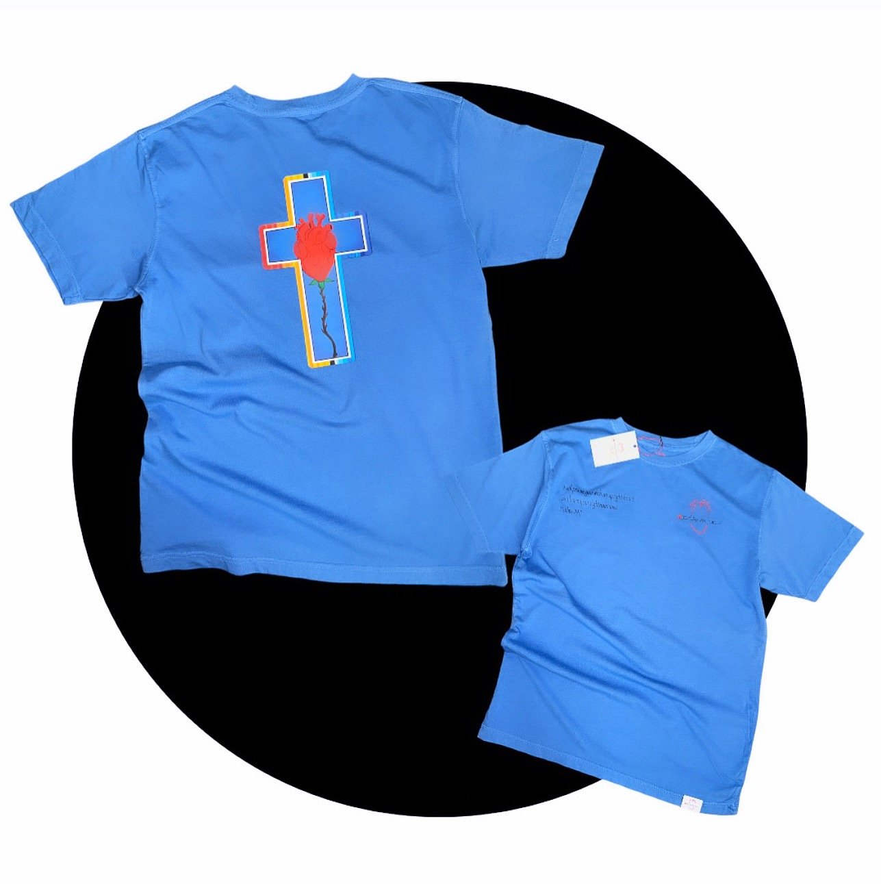 "Upright Heart" Carolina Blue T-shirt | SoyAsi...
